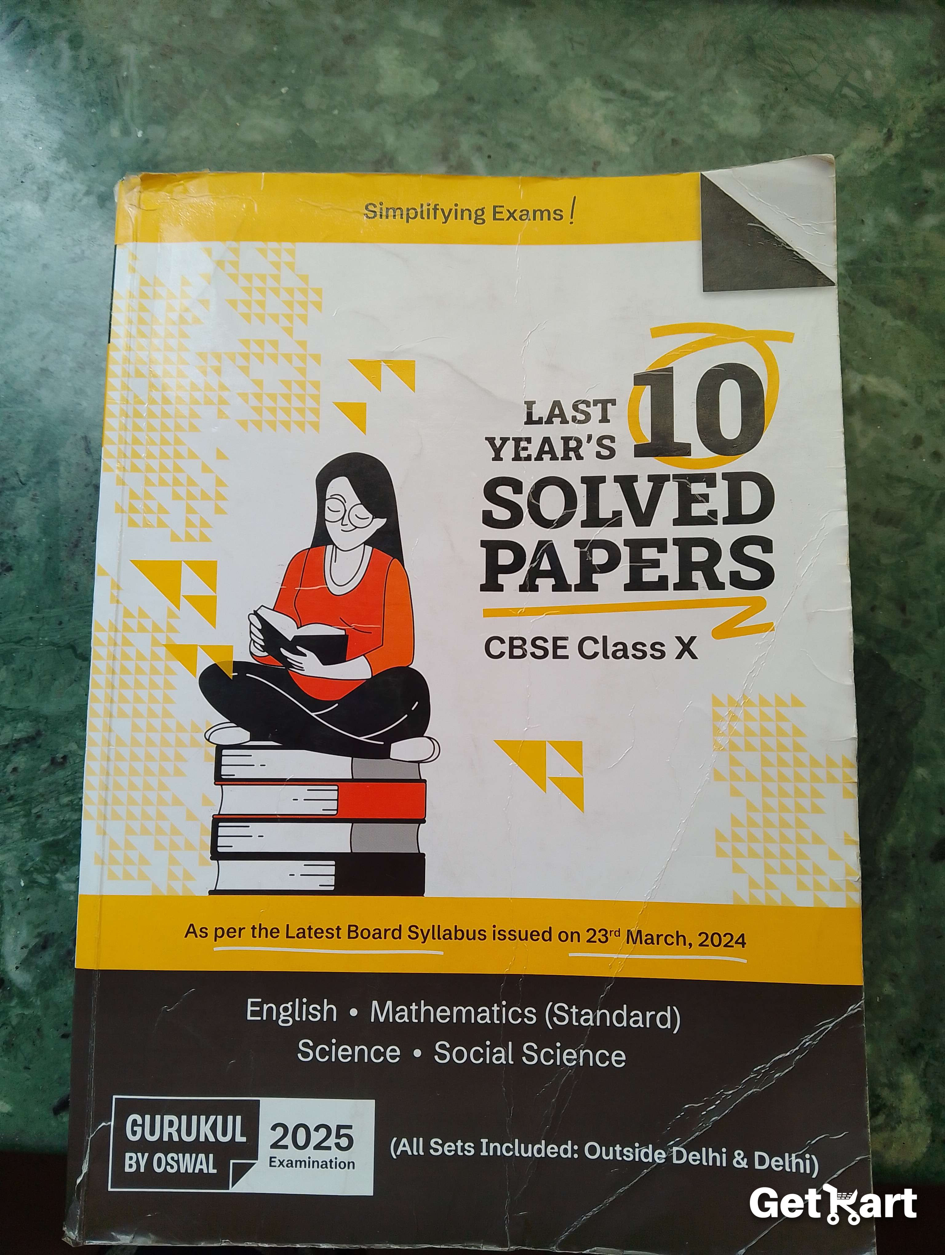 Class 10Th Oswal Last 10 Year Solved Question Paper Guide