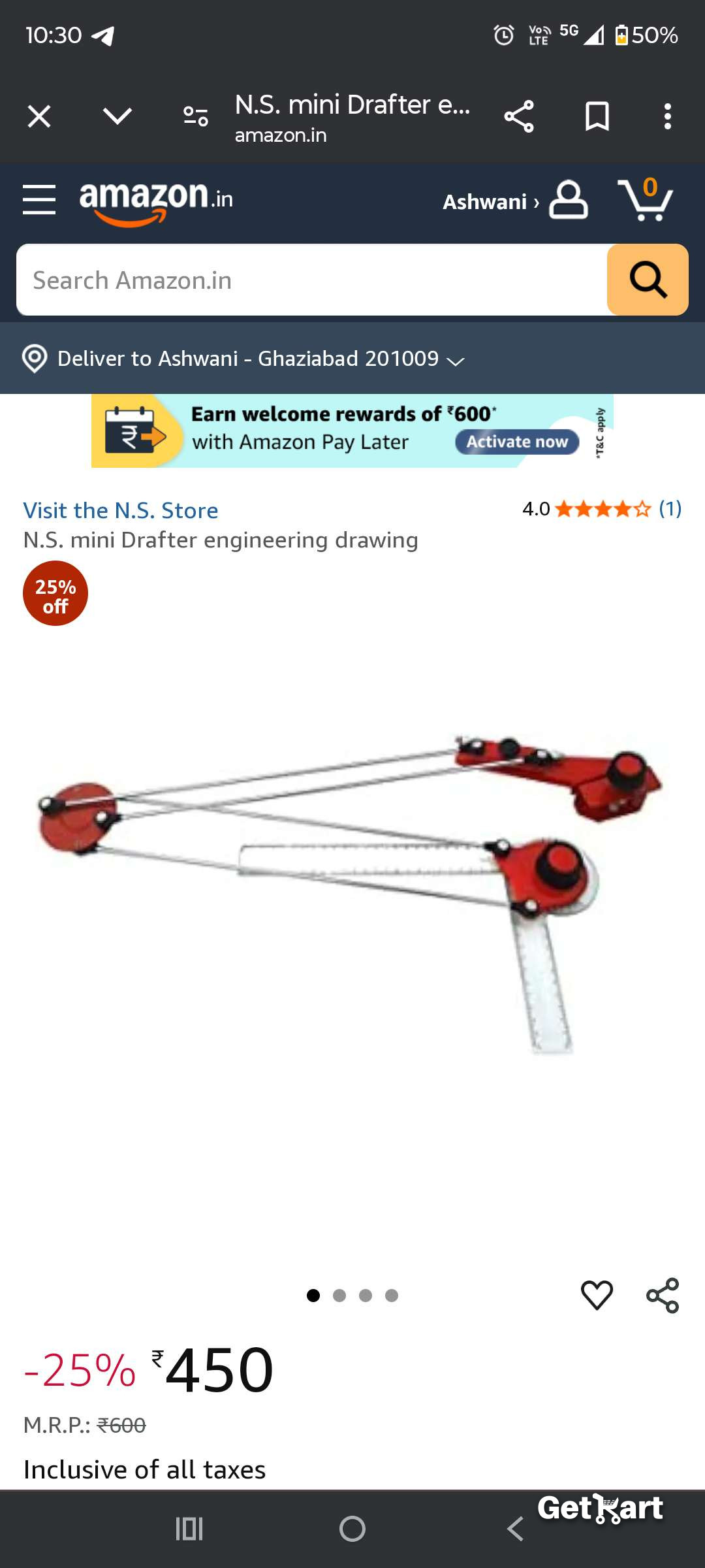 Mini Drafter Engineering Drawing